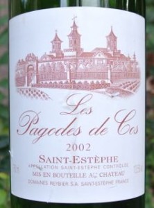 2002 Les Pagodes de Cos – Pull That Cork